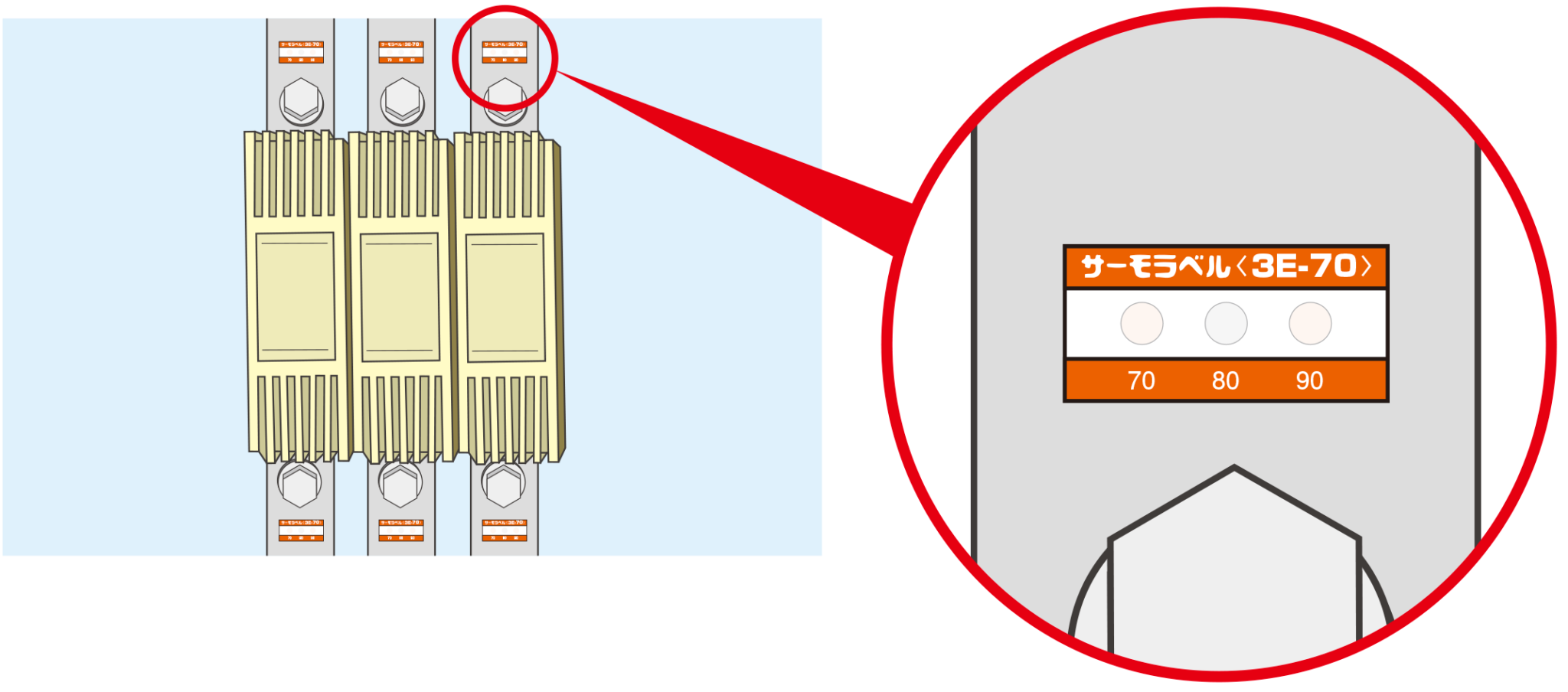 Temperature Label-3E - NiGK Global