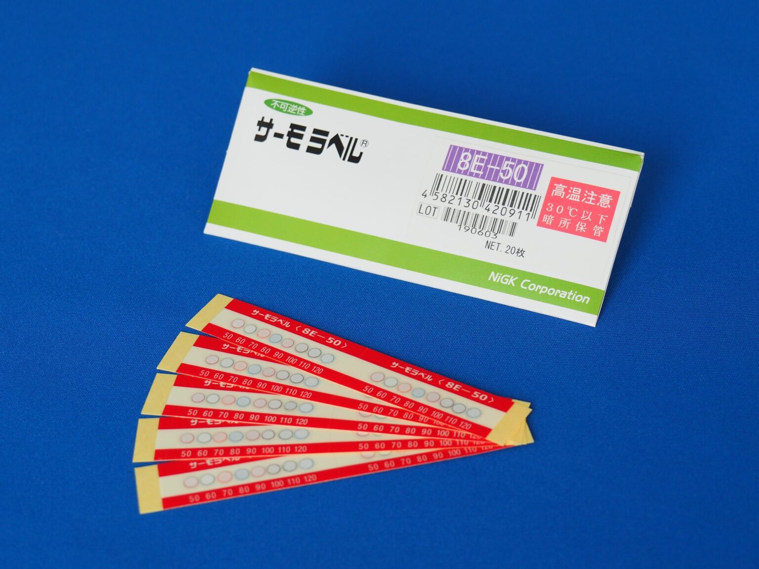 Temperature Label-8E - NiGK Global